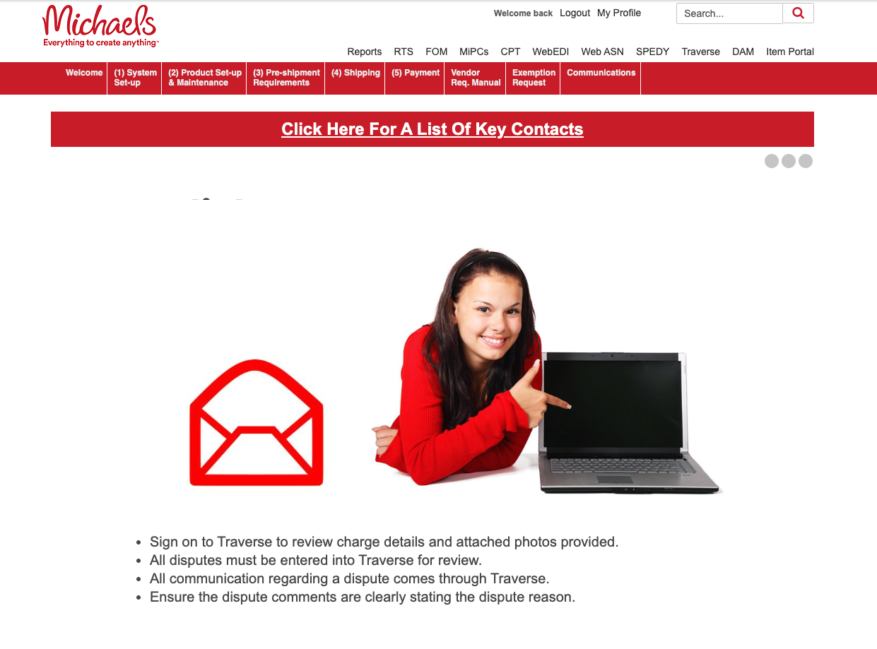 Michaels Vendor Connect Portal | Alloy.ai